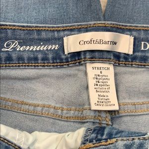 croft & barrow | Jeans | Croft Barrow Denim Stretch Cropped Jeans Sz 6 ...